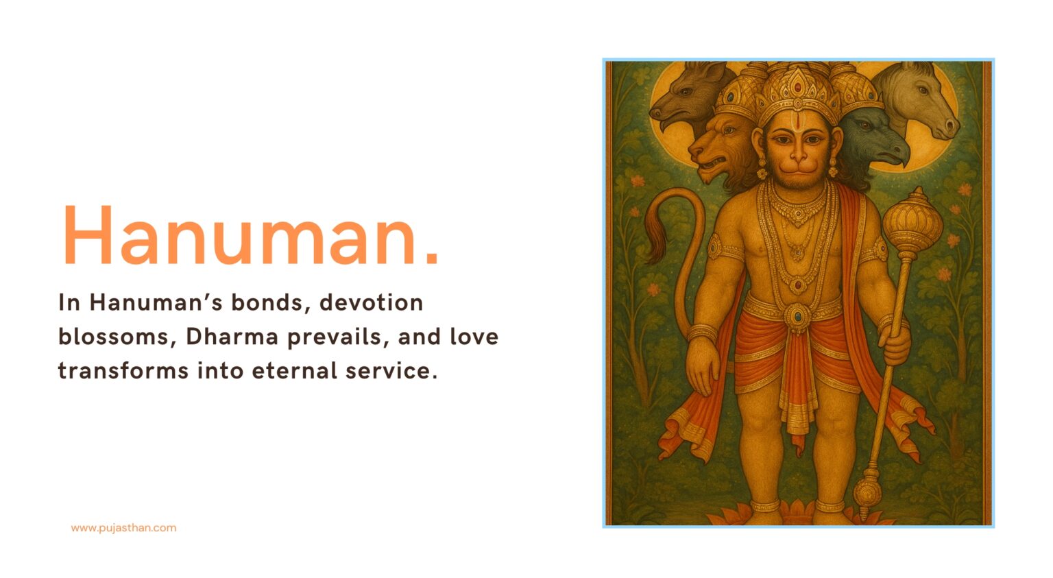 Hanuman’s Avatars & Divine Incarnations Explained - Pujasthan